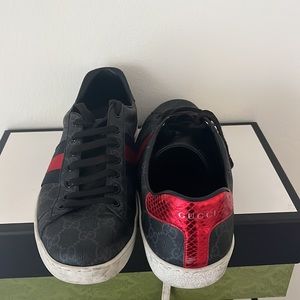 Gucci | Shoes | Mens Dark Blue Gucci Shoes With Mixed Backs | Poshmark